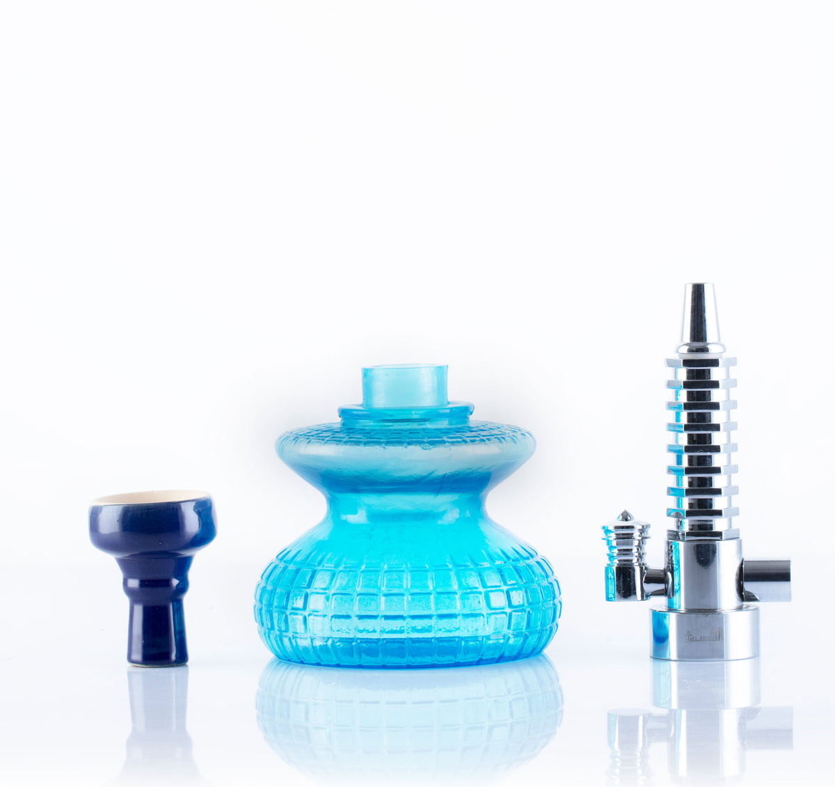 Silver BULLET Full Set With Fibre Pipe Hookah – Al Akbar Shisha